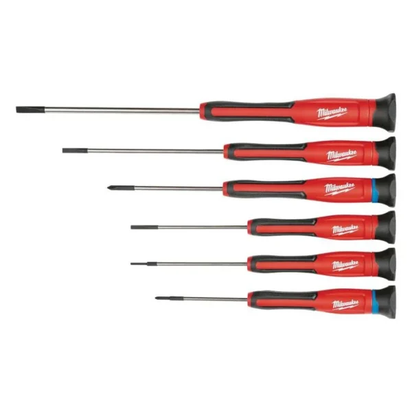 SET DE DESARMADORES DE PRESICIÓN 6 PZ MILWAUKEE - MICRA HERRAMIENTAS